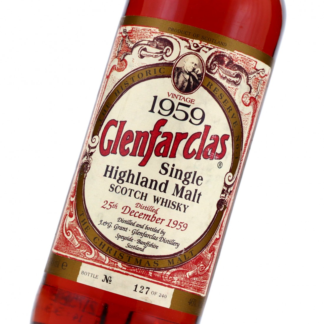 Glenfarclas 1959 Historic Reserve No.1 / The Christmas Malt | Whisky ...