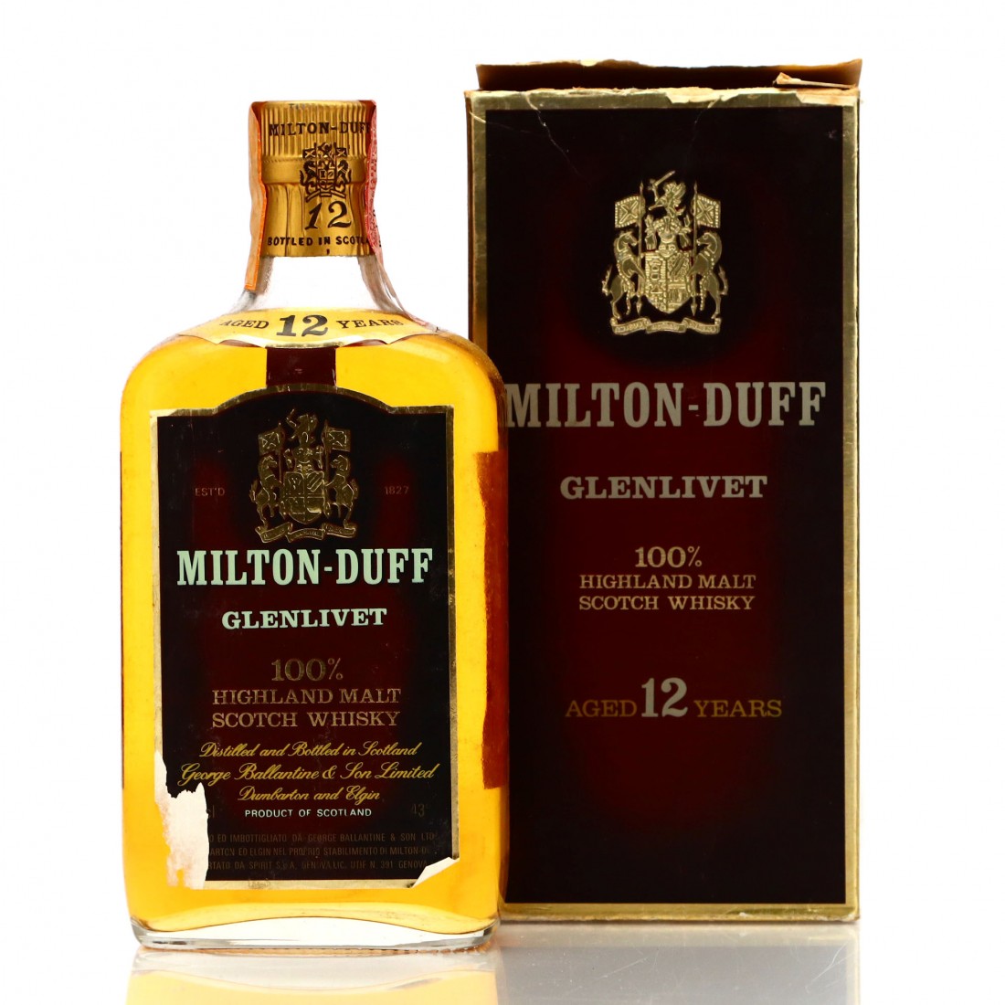 Milton-Duff 12 Year Old / George Ballantine - Spirits Import | Whisky ...