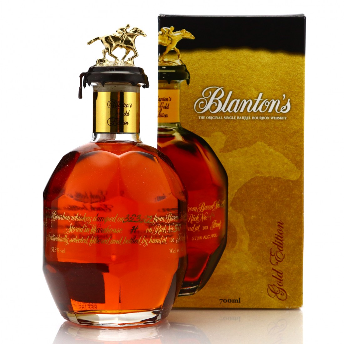 Blanton's Single Barrel Gold Edition dumped 2022 70cl | Whisky Auctioneer