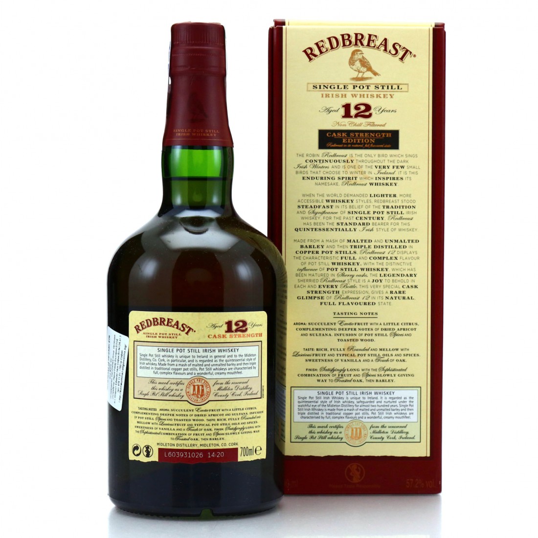 Redbreast 12 Year Old Cask Strength #B1/16 | Whisky Auctioneer