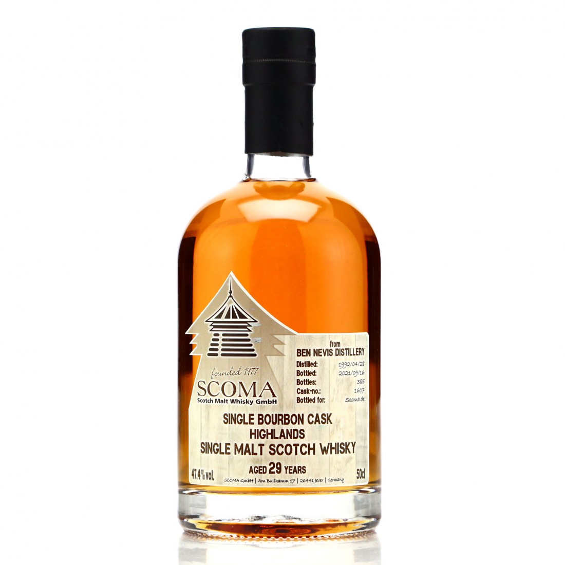 Ben Nevis 1992 Scoma 29 Year Old #1607 50cl | Whisky Auctioneer
