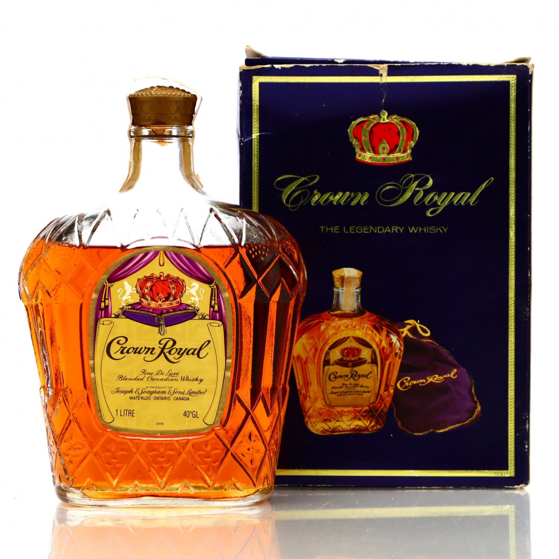 Crown Royal Canadian Whisky 1 Litre | Whisky Auctioneer