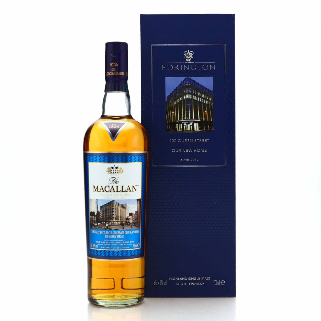 Macallan Welcome to 100 Queen Street / Edrington | Whisky Auctioneer