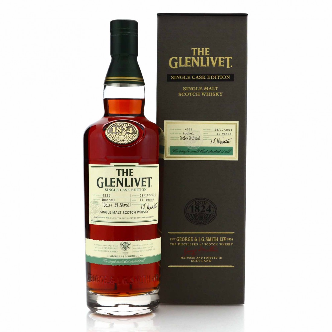 Glenlivet 11 Year Old Single Cask #4524 / Bochel | Whisky Auctioneer