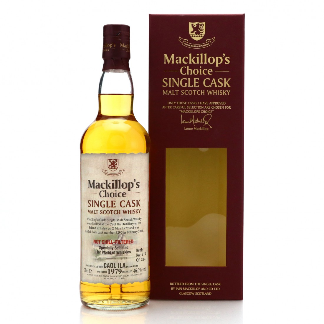 Caol Ila 1979 MacKillop's Choice bottled 2014 / World of Whiskies ...