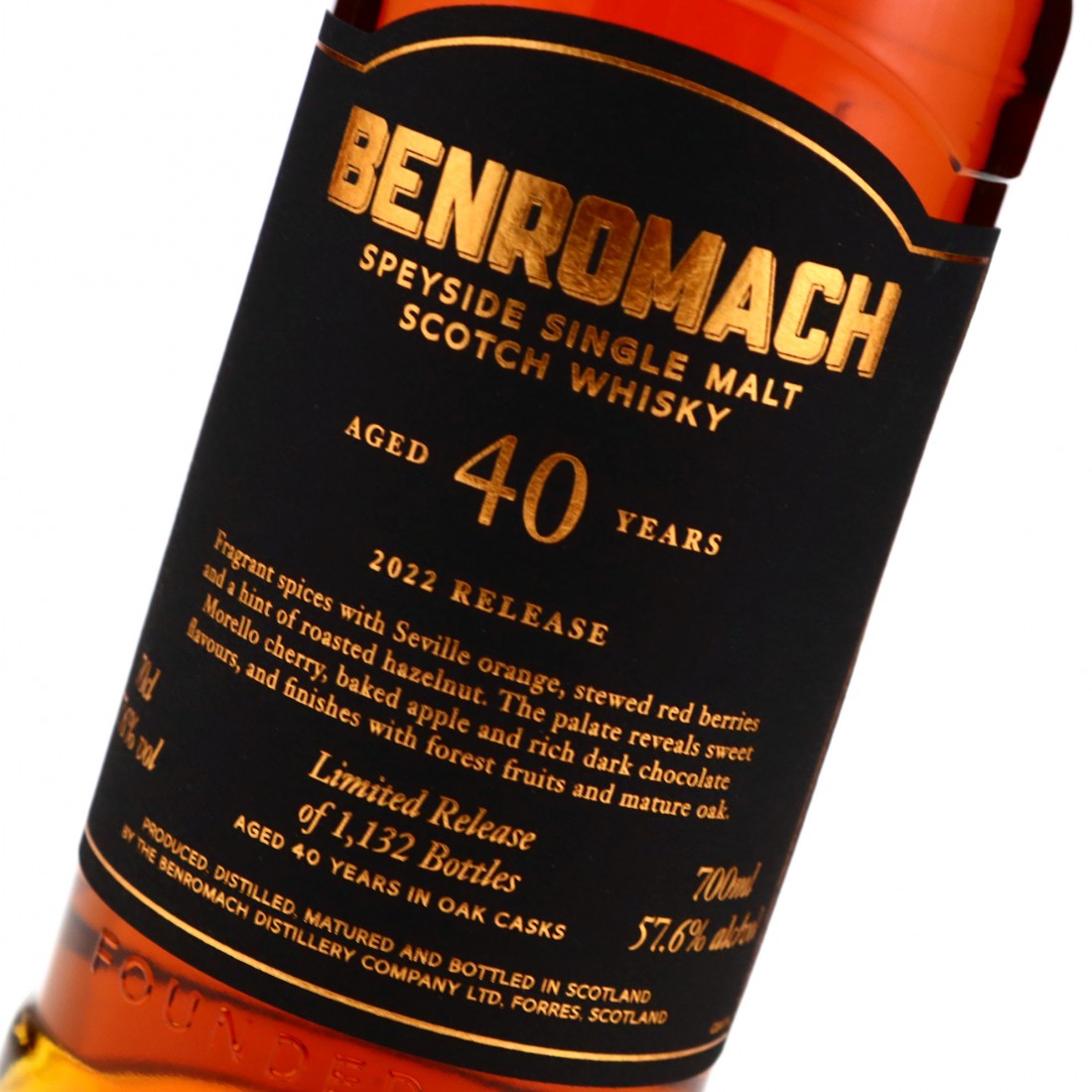 Benromach 40 Year Old 2022 Release | Whisky Auctioneer