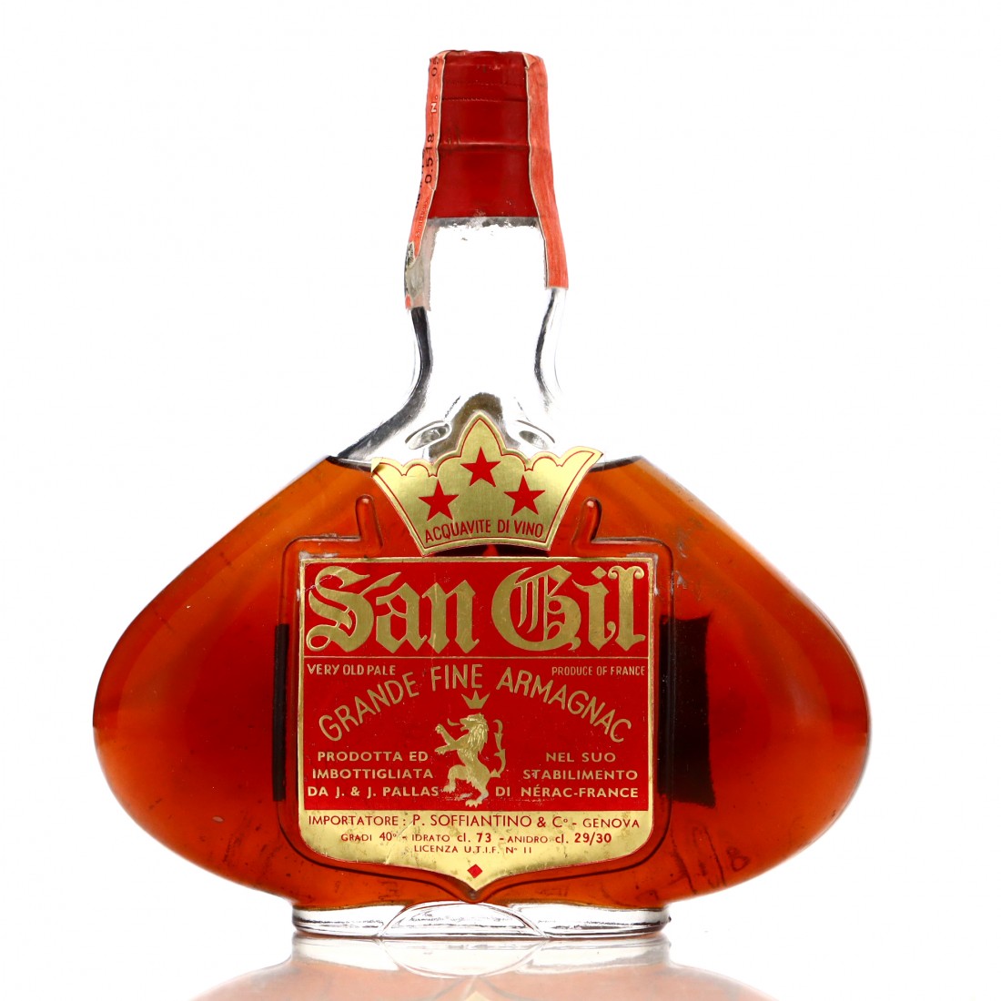San Gil Three Star Grande Fine Armagnac 1960s | Whisky Auctioneer