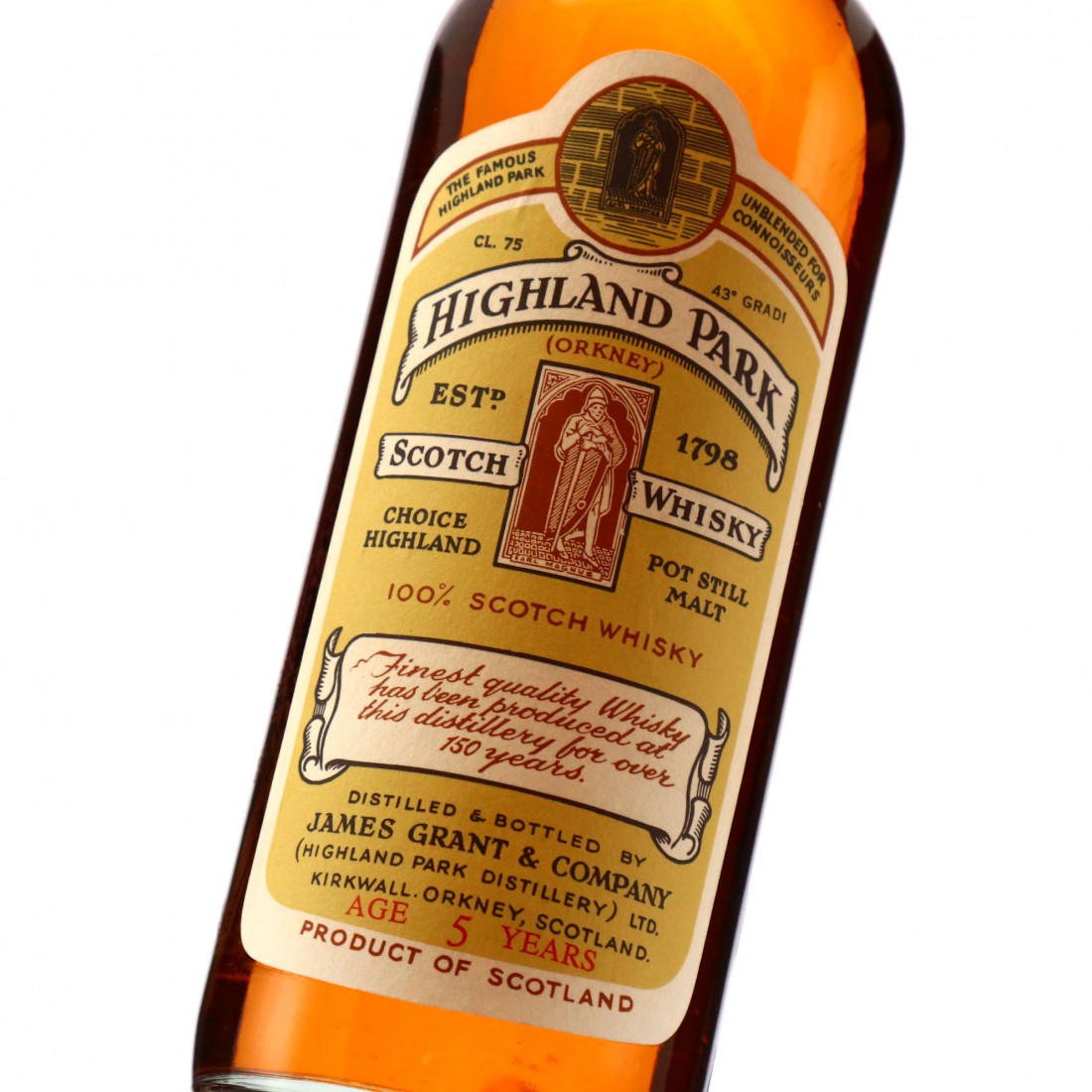 Highland Park 5 Year Old Magnus Label 1960s | Whisky Auctioneer