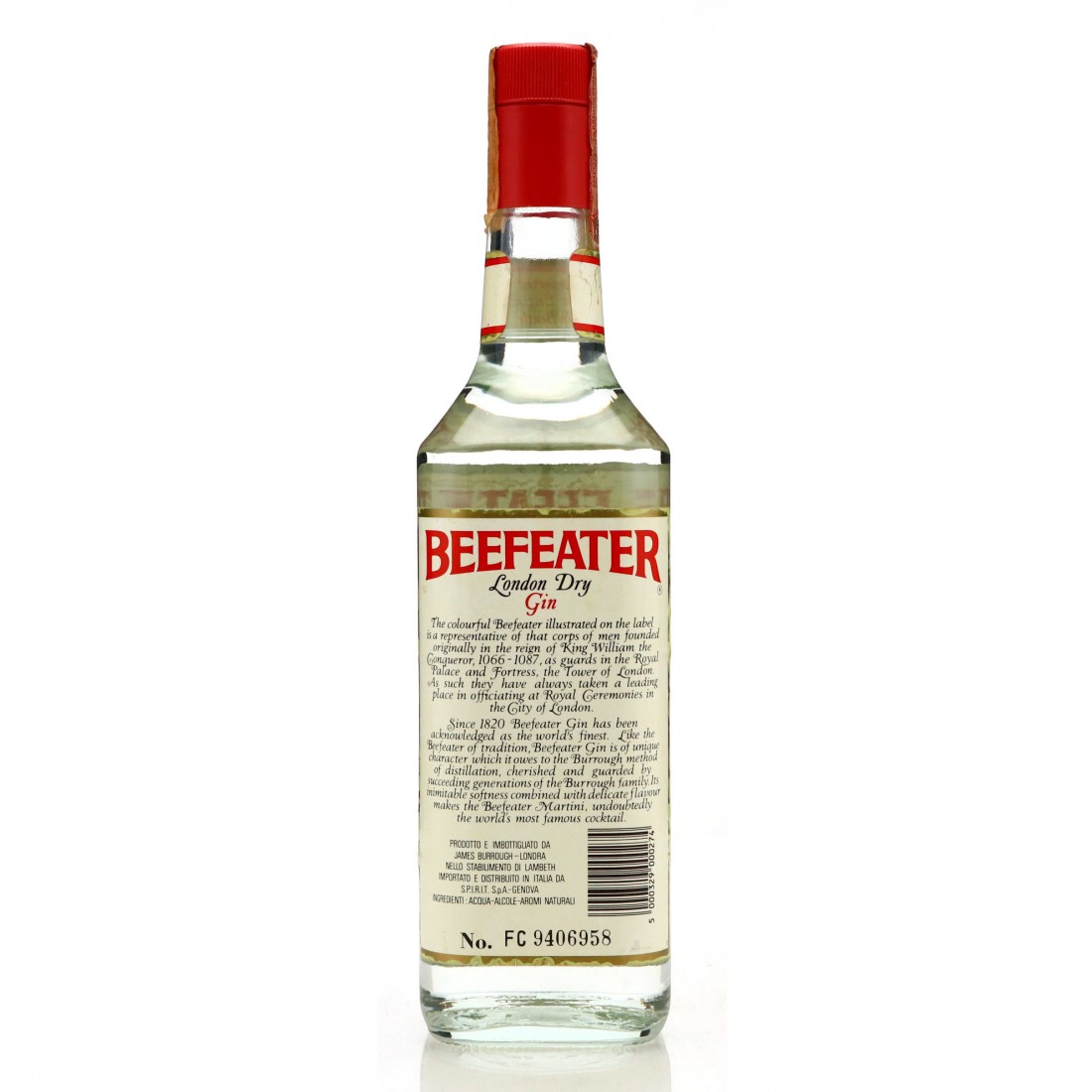 Beefeater London Dry Gin 1980s | Whisky Auctioneer