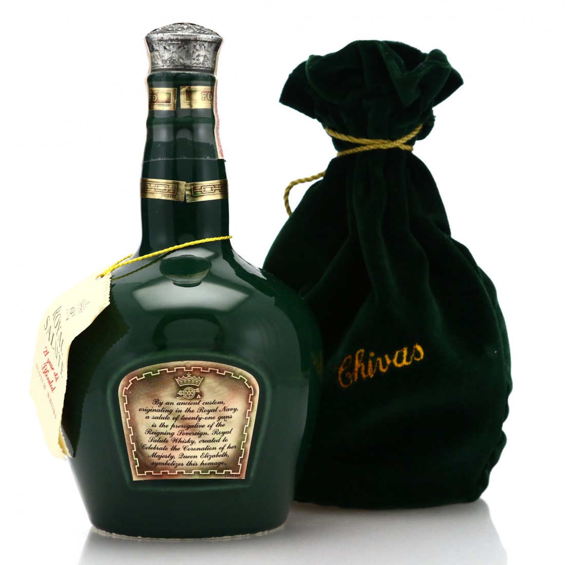 Chivas Royal Salute 21 Year Old Emerald Flagon | Whisky Auctioneer