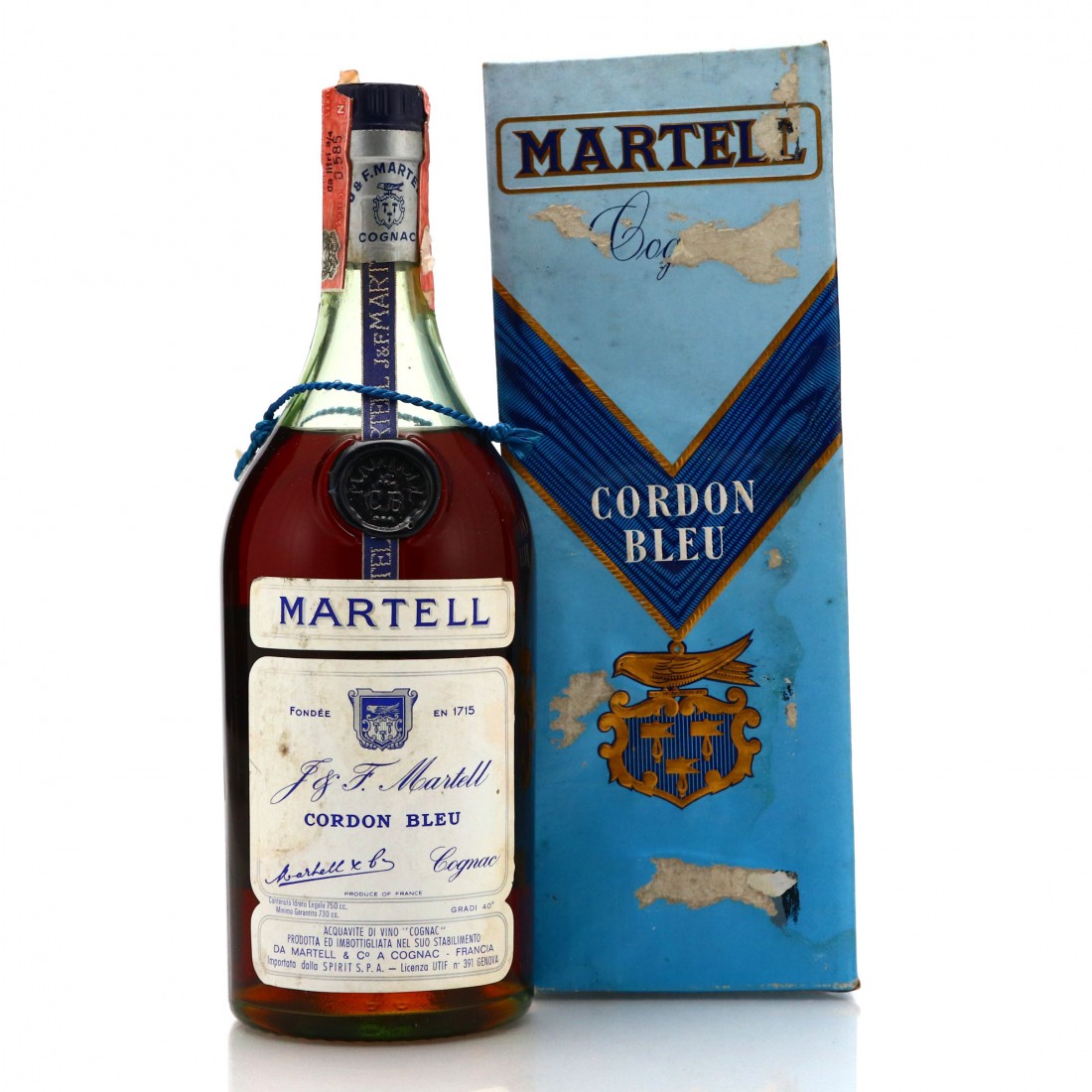 Martell Cordon Bleu Cognac 1960s-70s | Whisky Auctioneer