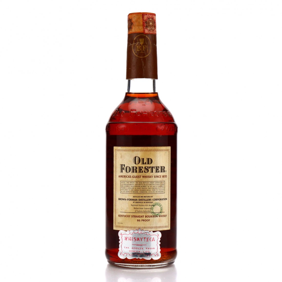 Old Forester Kentucky Straight Bourbon 1960s | Whisky Auctioneer
