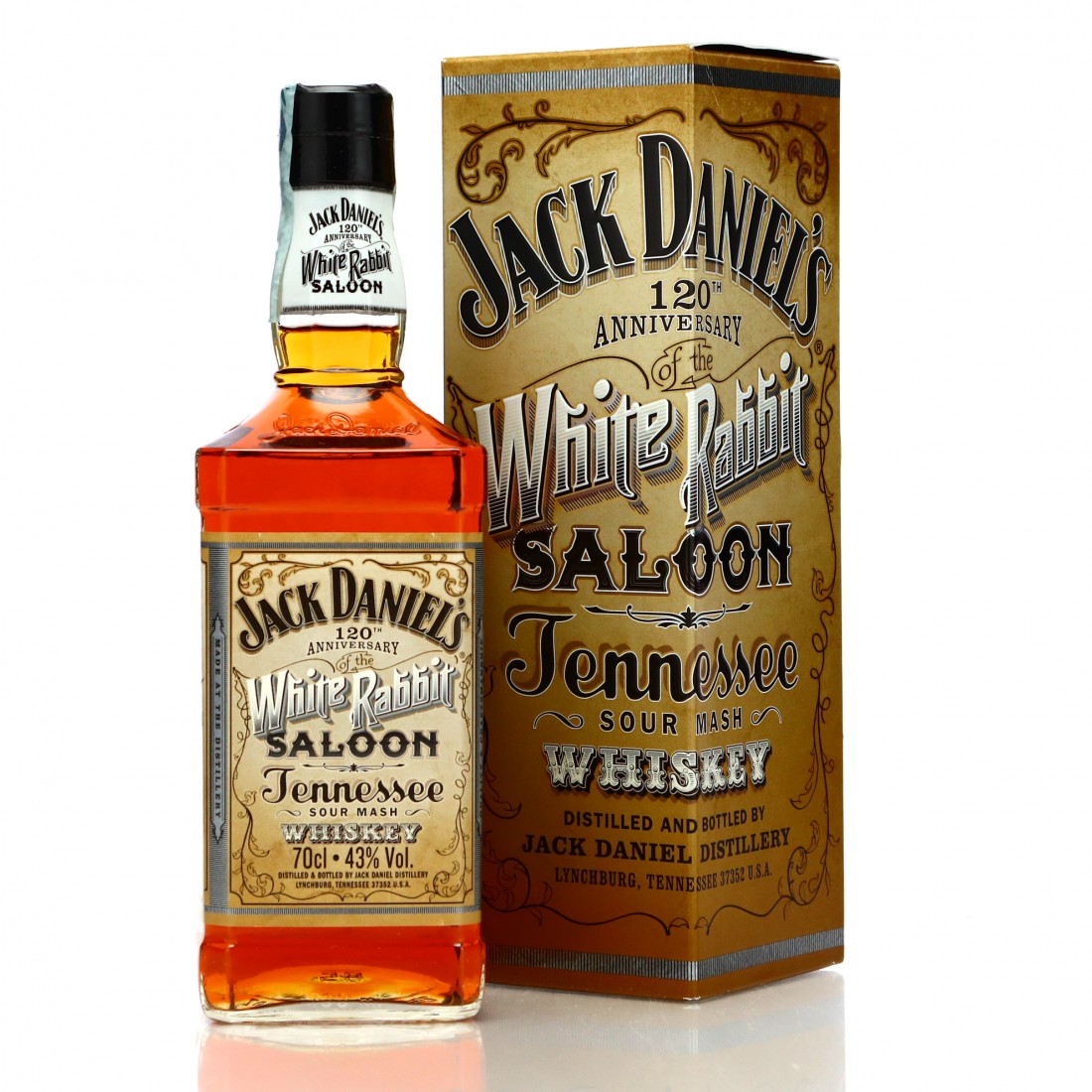 Jack Daniel's 120th Anniversary of White Rabbit Saloon 70cl | Whisky ...