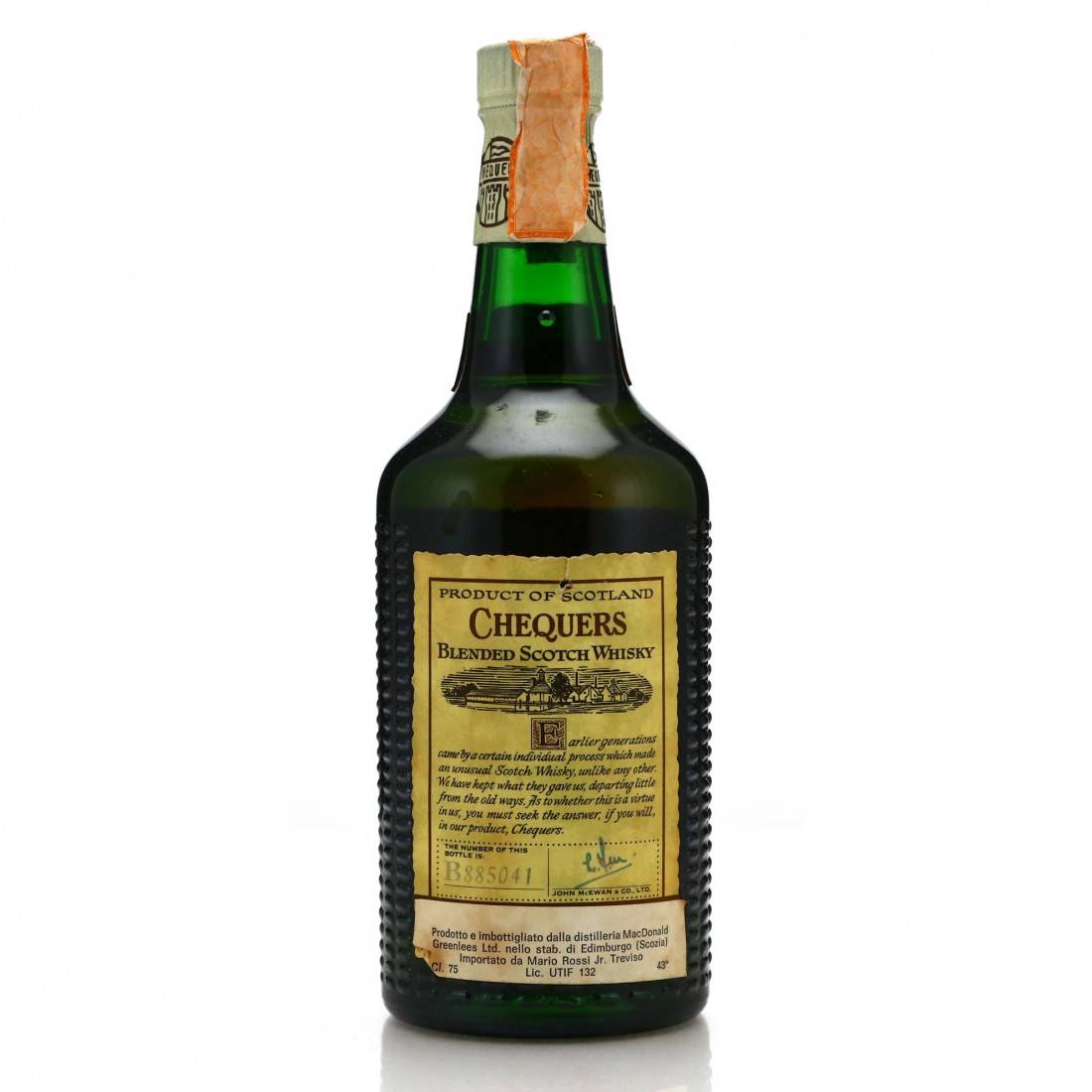 Chequers 12 Year Old 1970s | Whisky Auctioneer