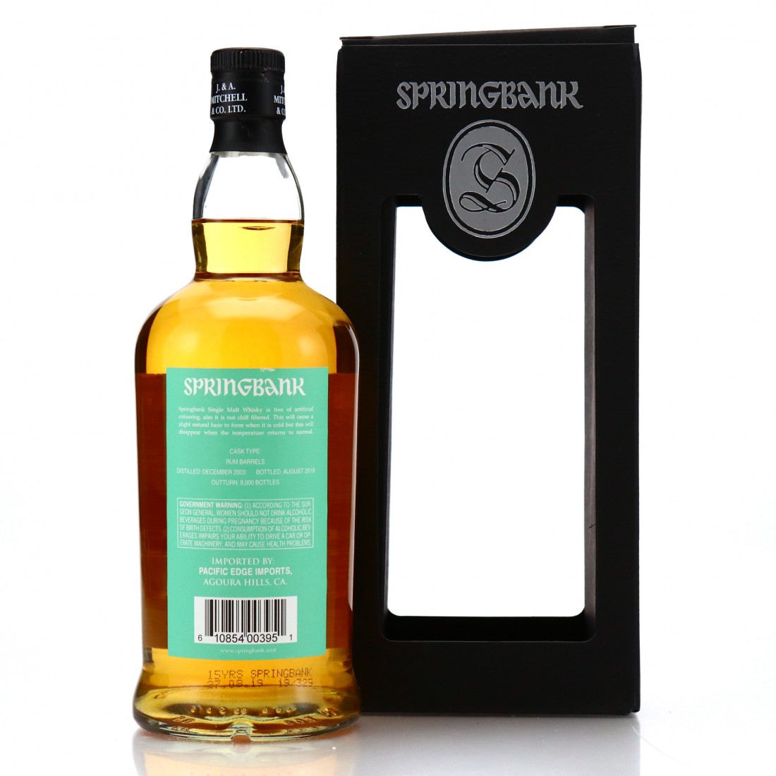 Springbank 2003 Rum Wood 15 Year Old 75cl / US Import | Whisky Auctioneer