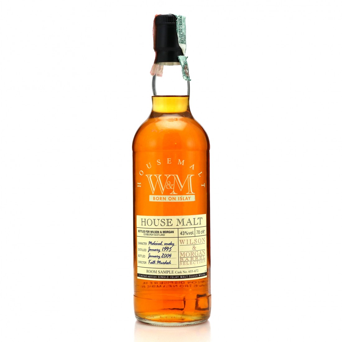House Malt 1995 Wilson and Morgan Born on Islay Barrel Selection ...