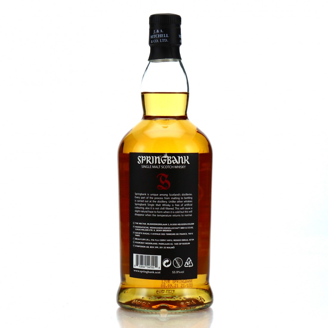 Springbank 12 Year Old Cask Strength 2021 / 55.9% | Whisky Auctioneer