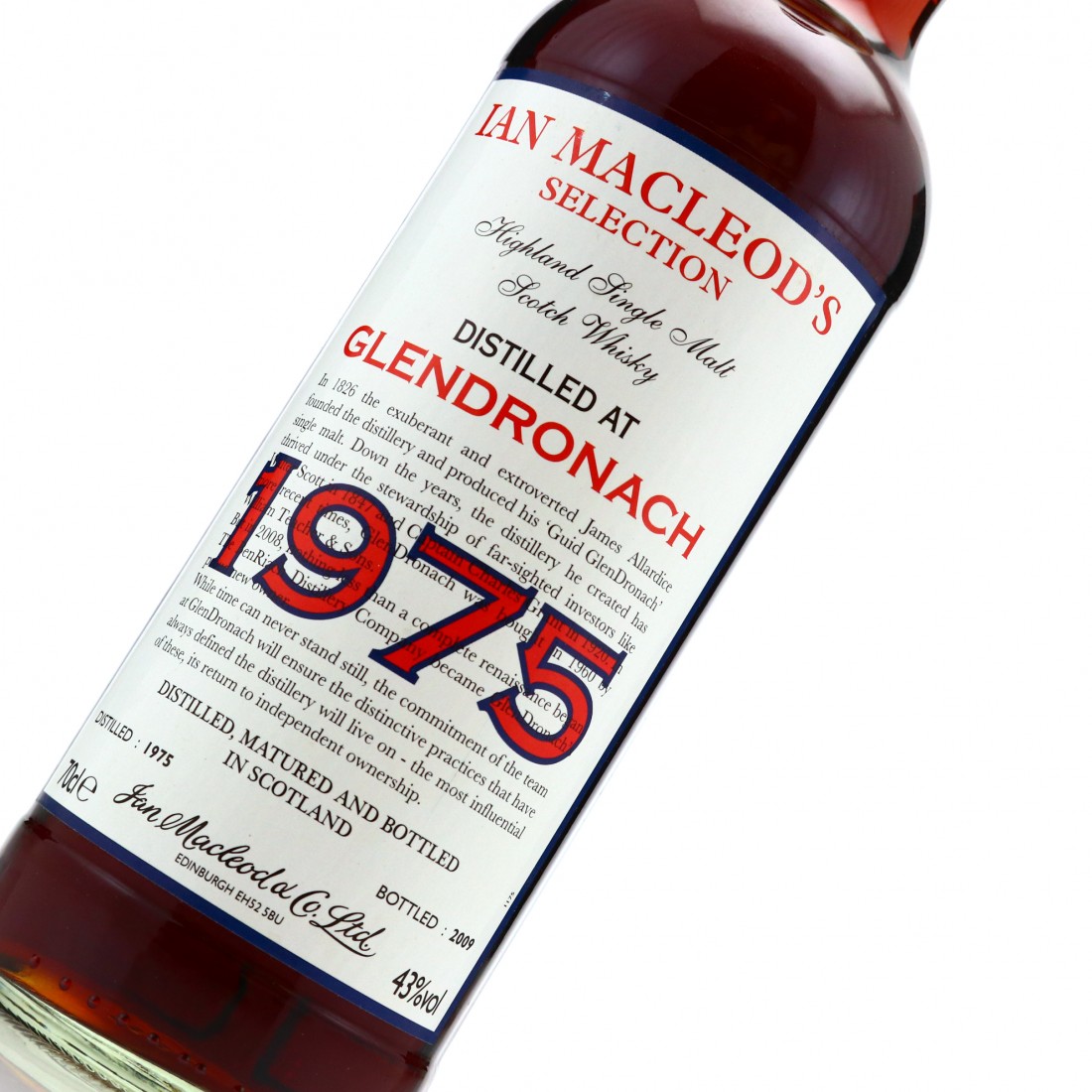 Glendronach 1975 Ian MacLeod | Whisky Auctioneer