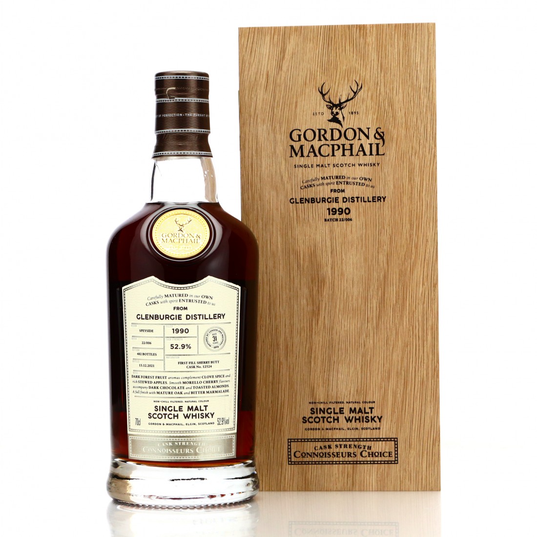 Glenburgie 1990 Gordon and MacPhail 31 Year Old Batch #22/006 | Whisky ...