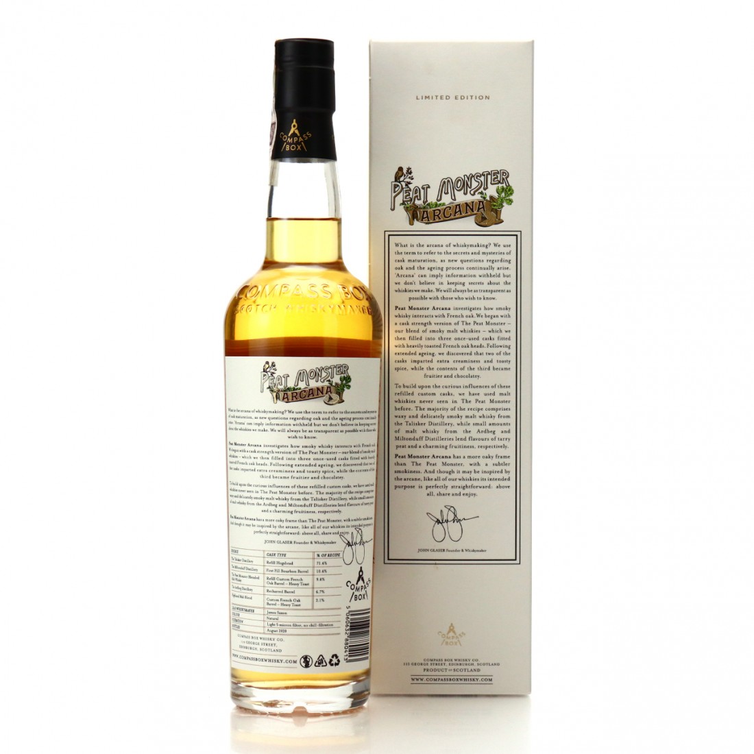 Compass Box The Peat Monster Arcana | Whisky Auctioneer