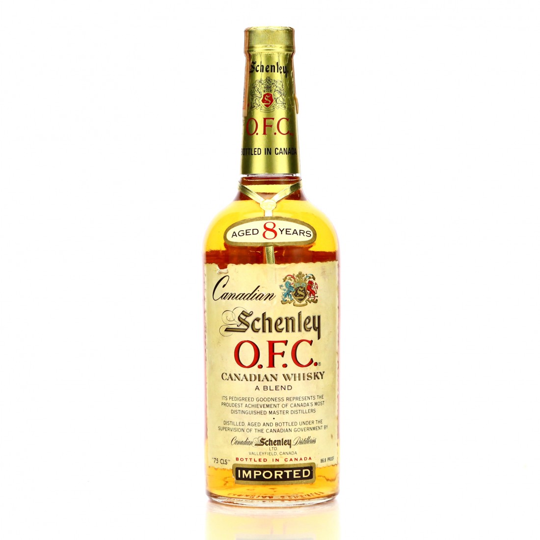 Schenley O.F.C 8 Year Old Canadian Whisky 1970s | Whisky Auctioneer