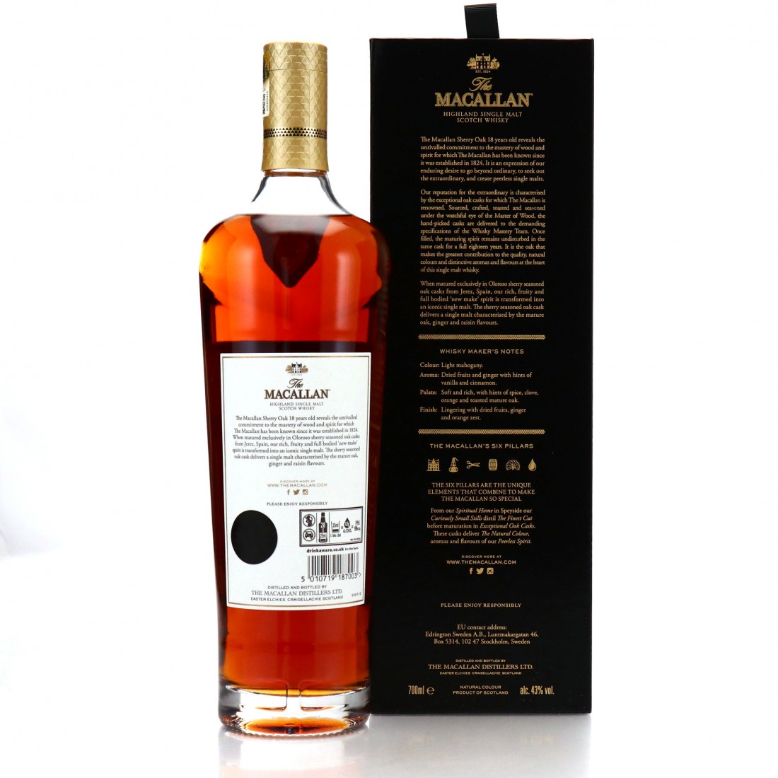 Macallan 18 Year Old Sherry Oak 2020 Release | Whisky Auctioneer