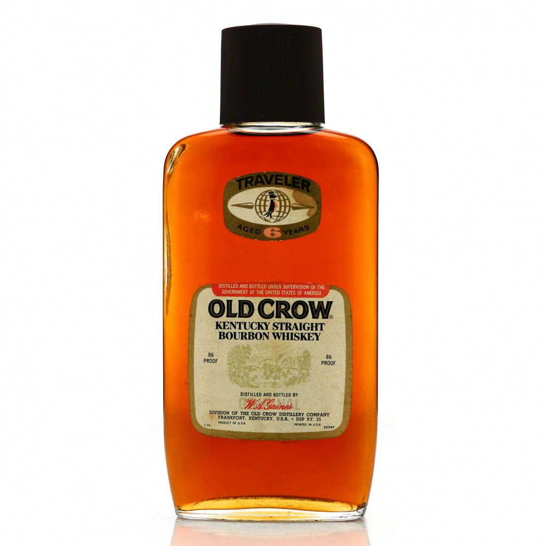 Old Crow 6 Year Old Traveler Kentucky Straight Bourbon 1975 | Whisky ...