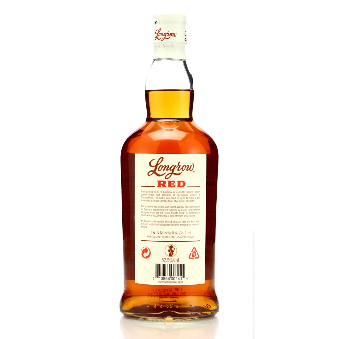 Longrow Red 10 Year Old Refill Malbec | Whisky Auctioneer