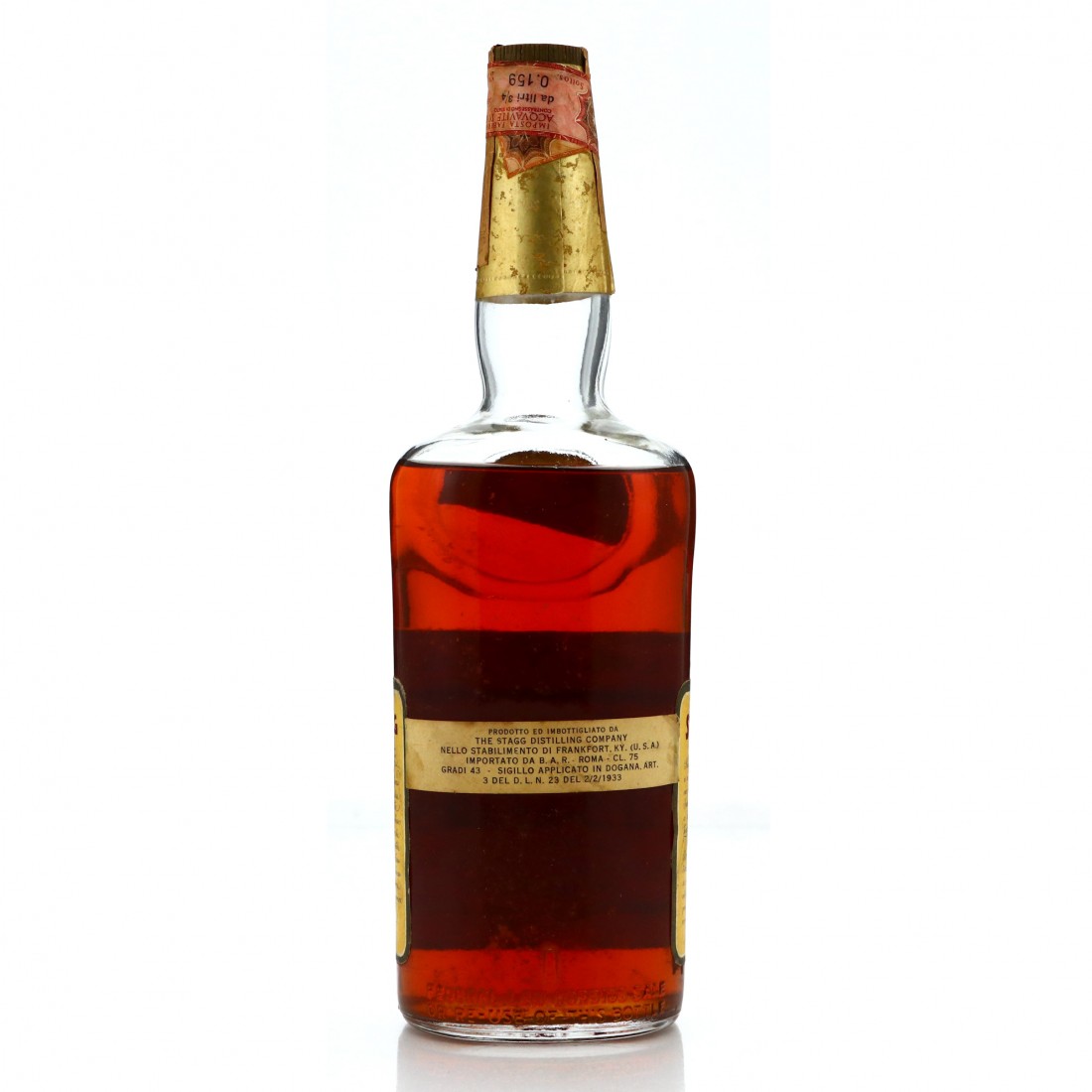 Old Stagg 7 Year Old Kentucky Straight Bourbon 1972 | Whisky Auctioneer