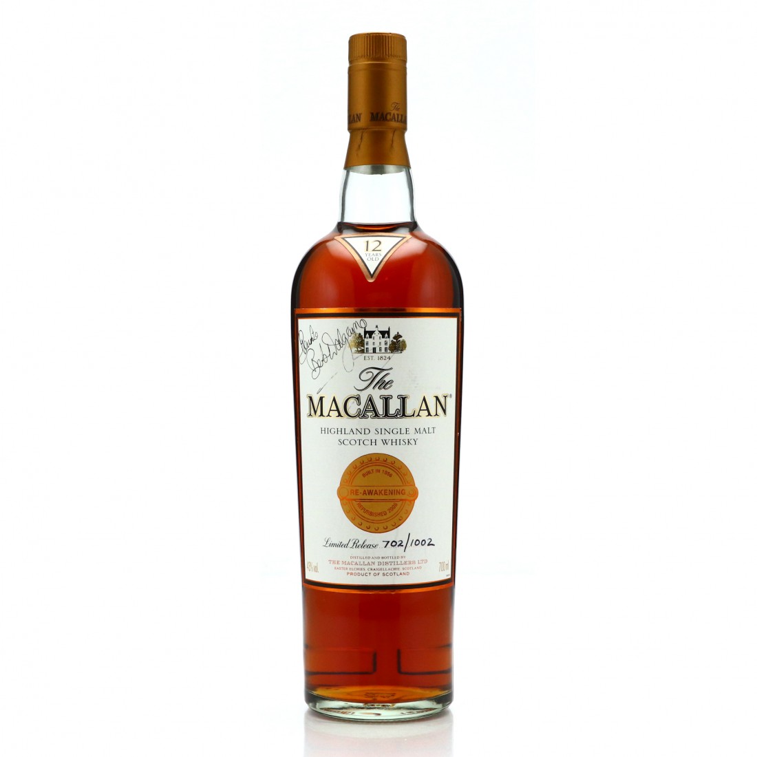 Macallan Re-Awakening 12 Year Old / Signed by Bob Dalgarno | Whisky ...