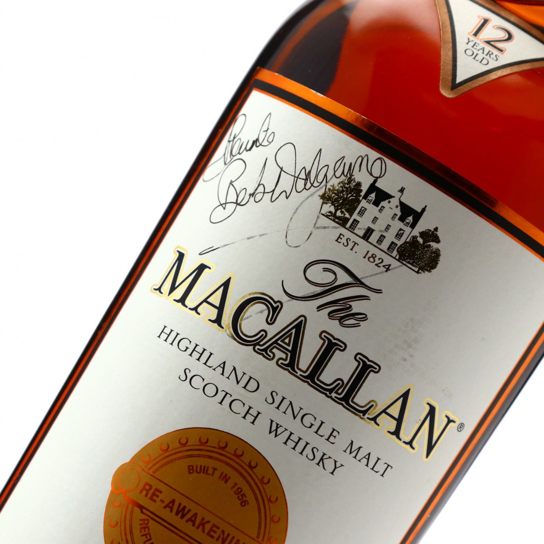 Macallan Re-Awakening 12 Year Old / Signed by Bob Dalgarno | Whisky ...