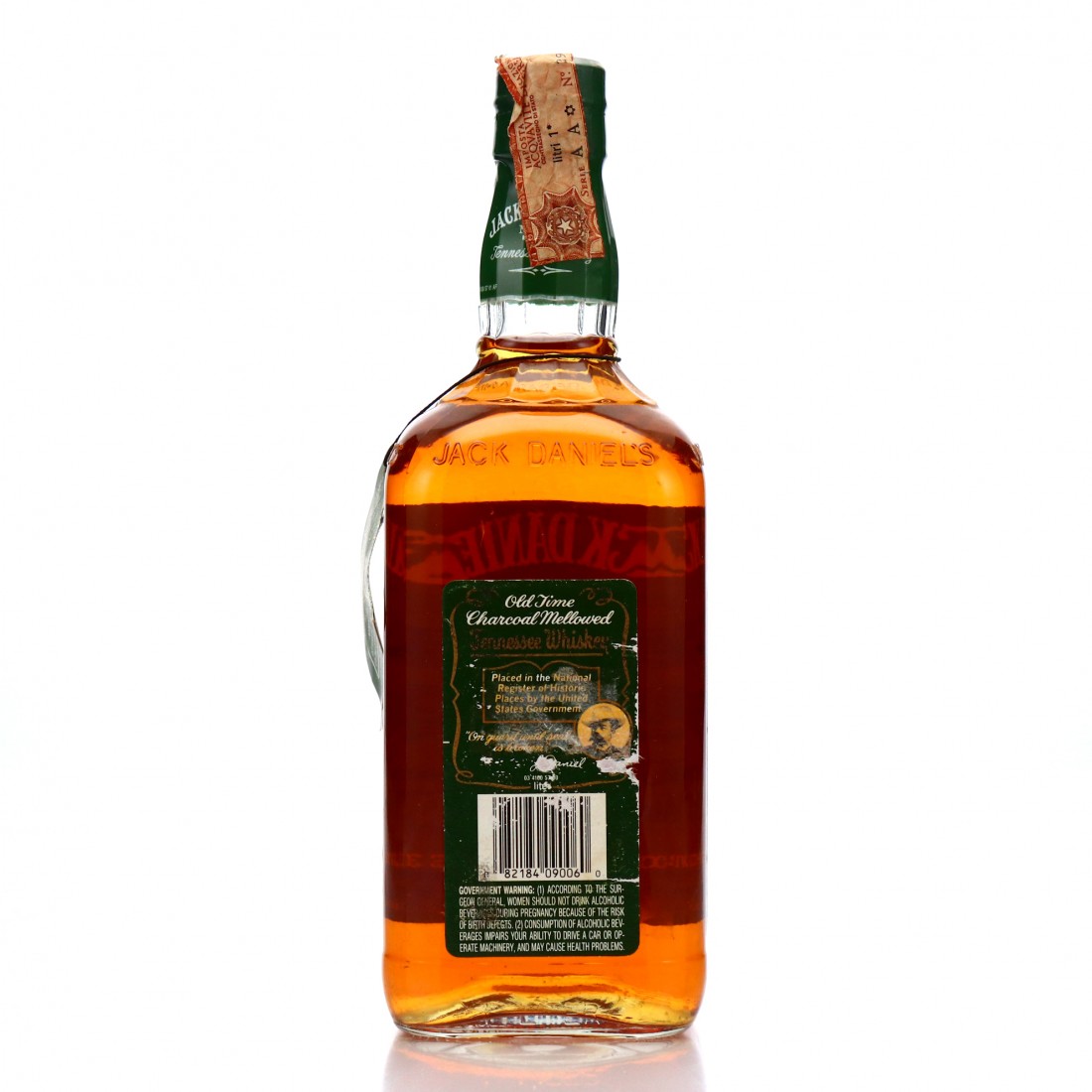 Jack Daniel's Old No.7 Brand Green Label 80 Proof 1 Litre 1997 | Whisky ...