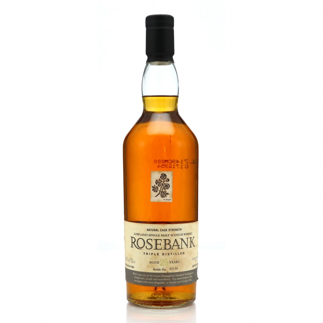 Rosebank 1981 Cask Strength 25 Year Old | Whisky Auctioneer