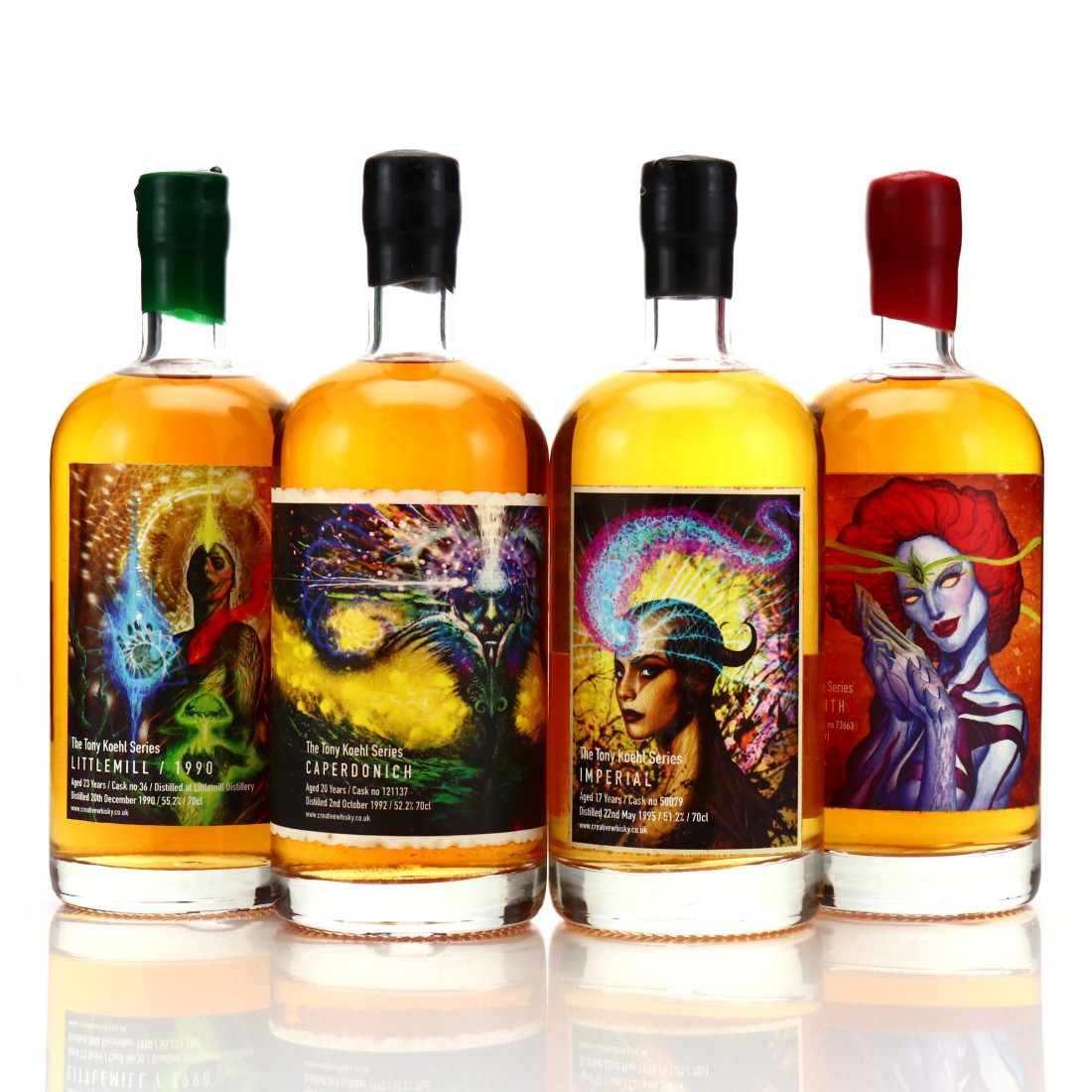 Creative Whisky Co Tony Koehl Series 4 x 70cl | Whisky Auctioneer