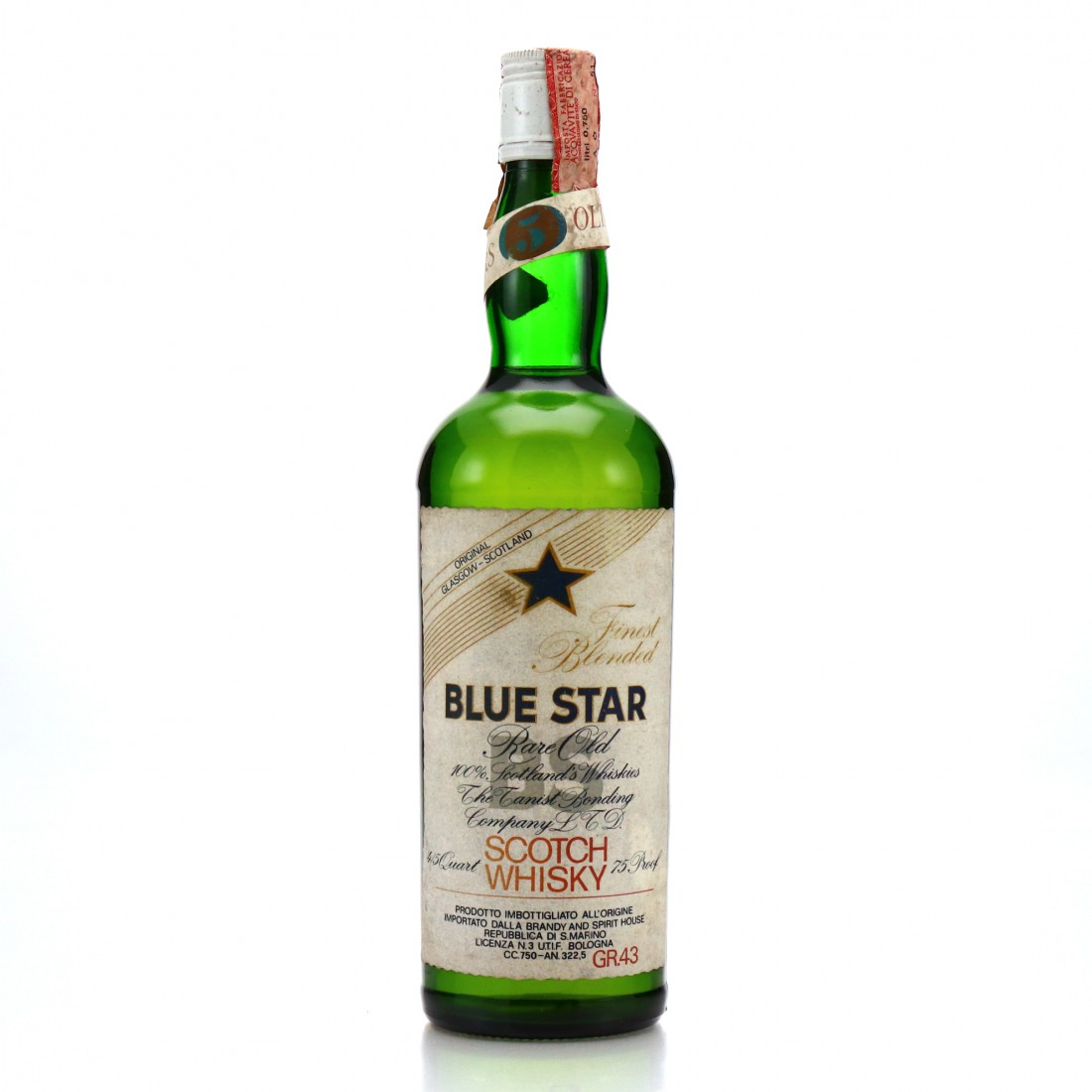 Blue Star 5 Year Old Scotch Whisky 1970s | Whisky Auctioneer