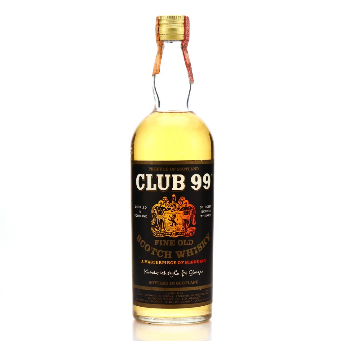 Club 99 Fine Old Scotch Whisky 1960s | Whisky Auctioneer