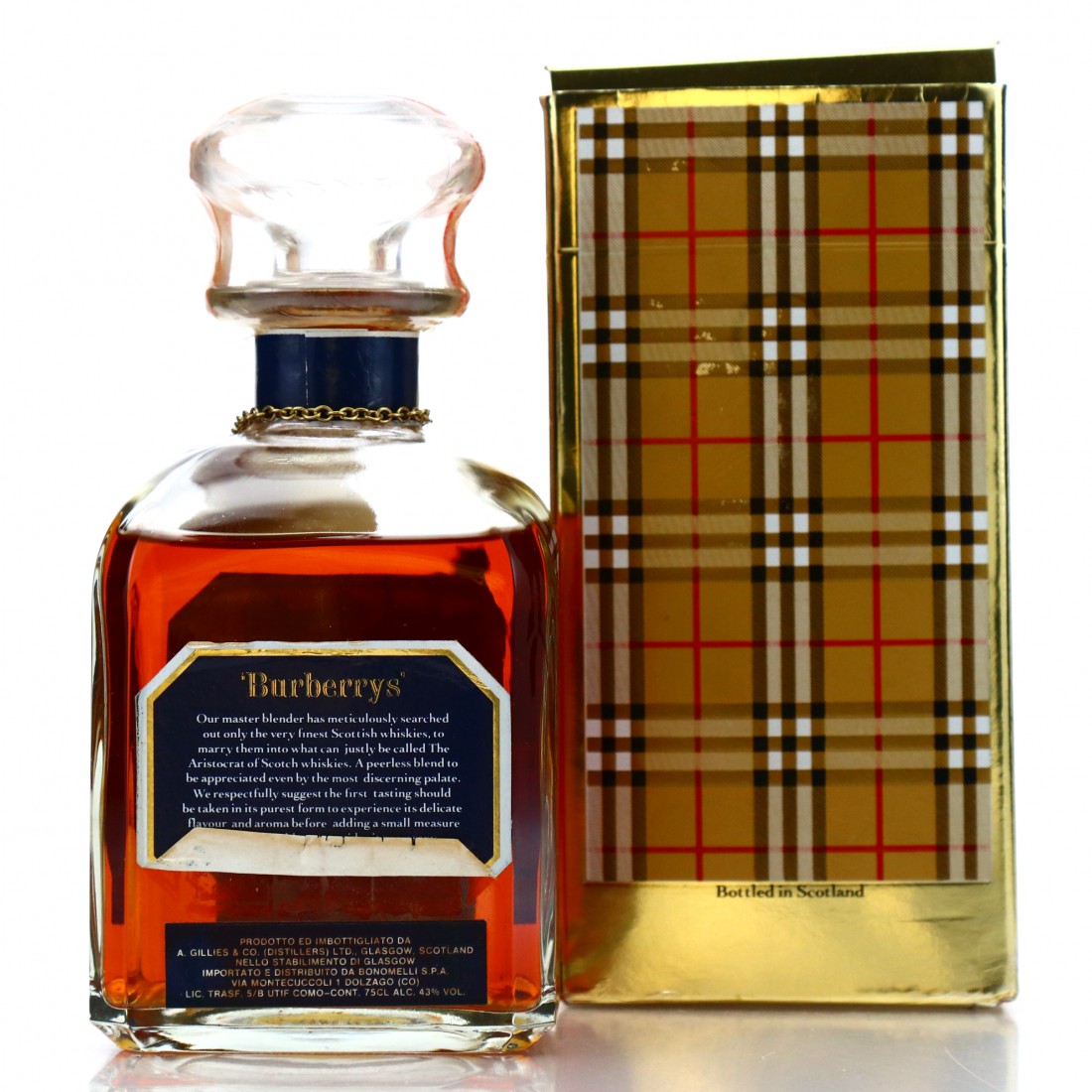 Burberrys 15 Year Old Scotch Whisky 1980s | Whisky Auctioneer
