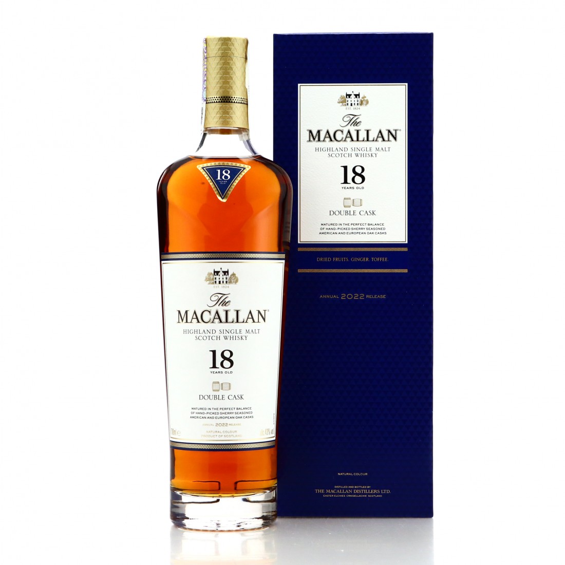 Macallan 18 Year Old Double Cask 2022 Release | Whisky Auctioneer