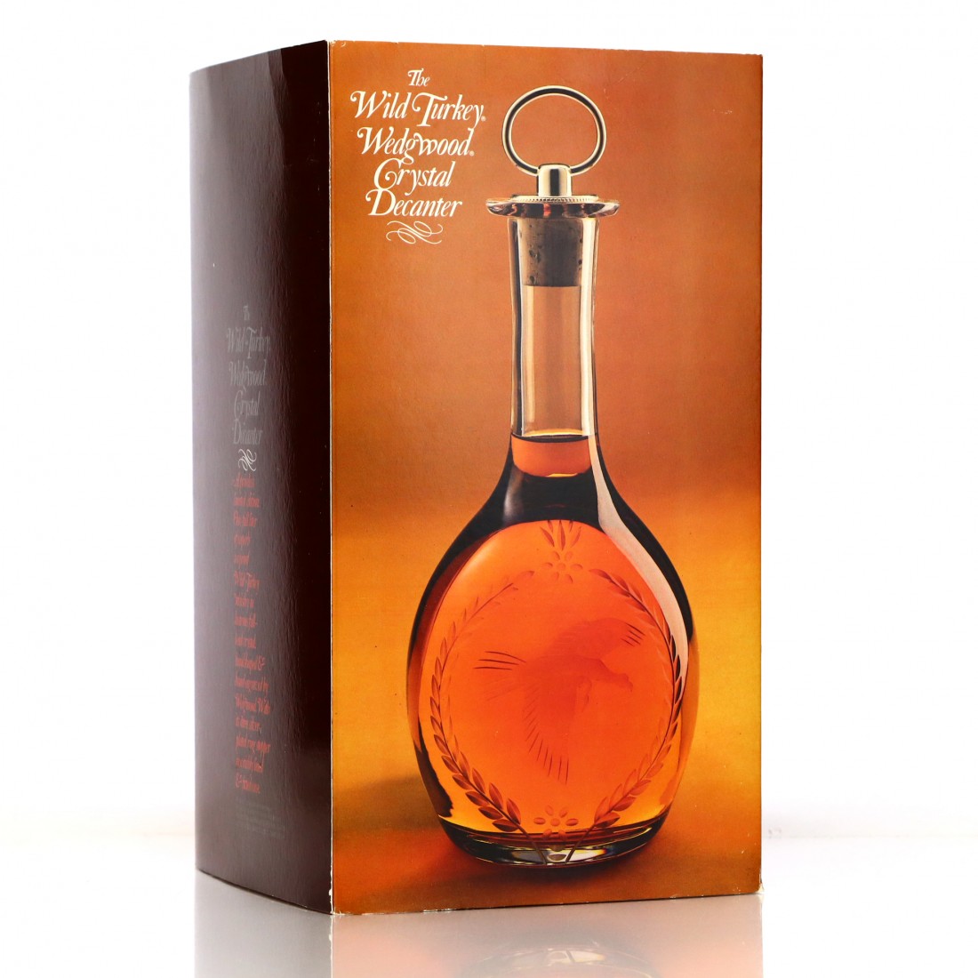 Wild Turkey 8 Year Old 101 Proof Wedgwood Crystal Decanter 1 Litre ...