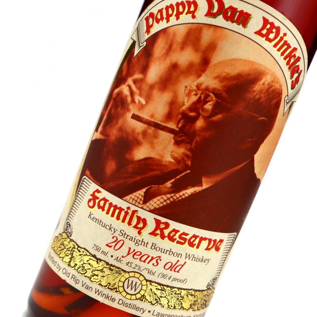 Pappy Van Winkle 20 Year Old Family Reserve pre-2007 / Stitzel-Weller ...