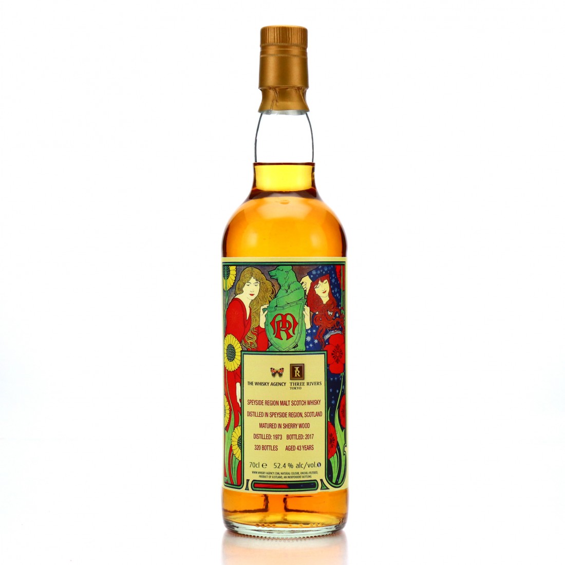 Speyside Single Malt 1973 Whisky Agency 43 Year Old Three Rivers