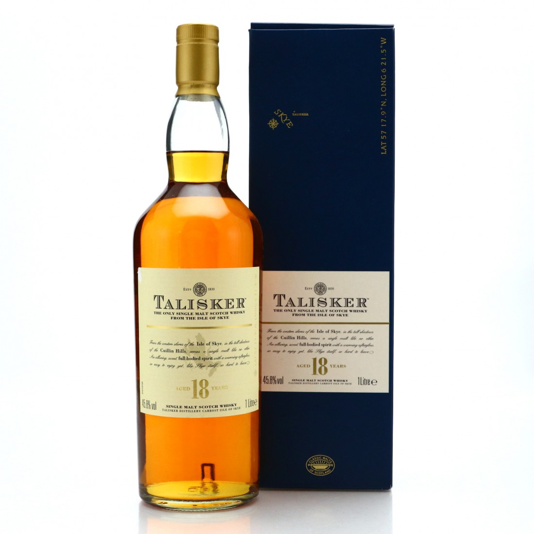 Talisker 18 Year Old 1 Litre pre-2012 | Whisky Auctioneer