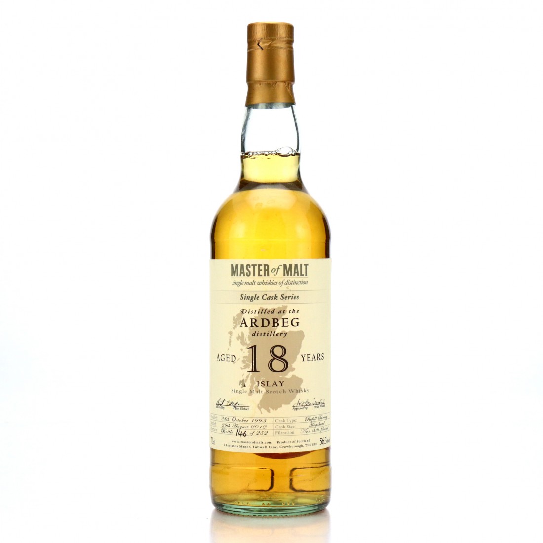 Ardbeg 1993 Master of Malt 18 Year Old | Whisky Auctioneer