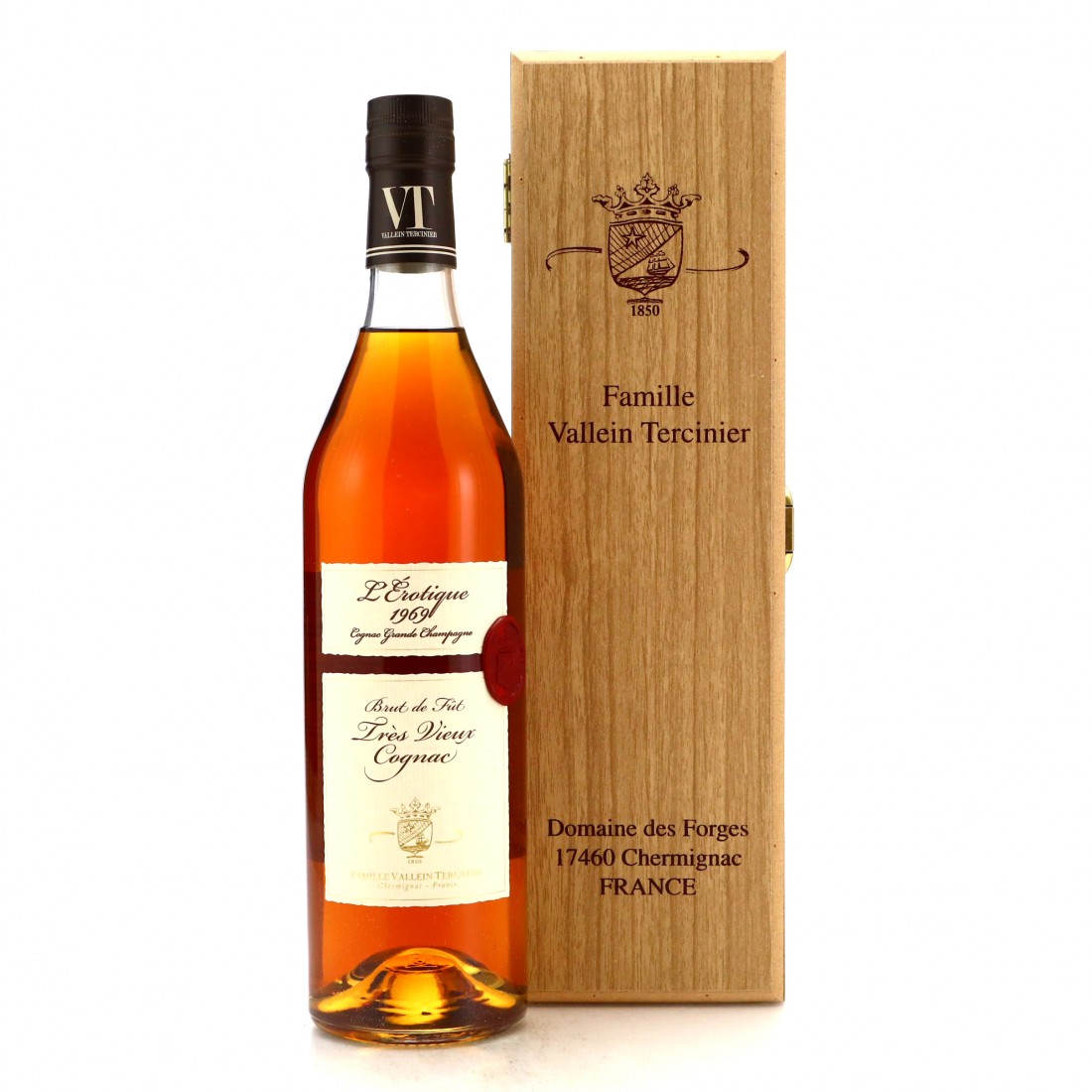 Famille Vallein-Tercinier 1969 L'Erotique Grande Champagne Cognac | Whisky Auctioneer