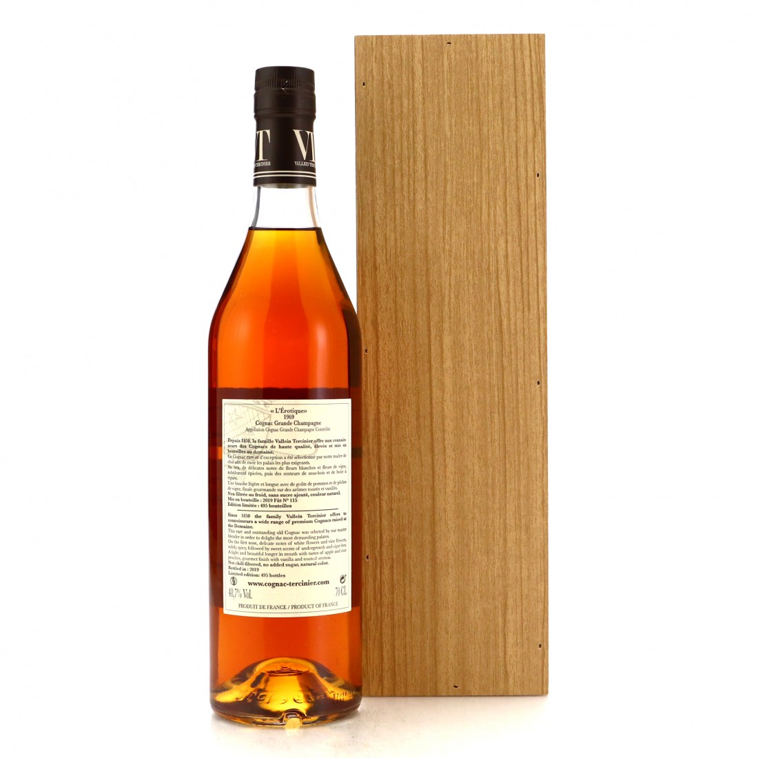 Famille Vallein-Tercinier 1969 L'Erotique Grande Champagne Cognac | Whisky Auctioneer