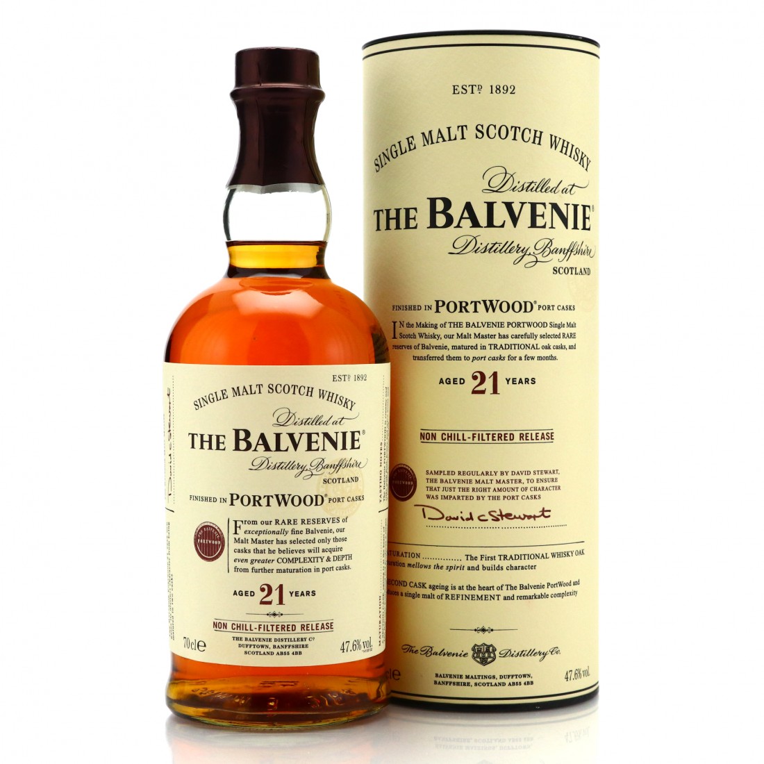 Balvenie 21 Year Old Port Wood Non Chill-Filtered Release | Whisky ...