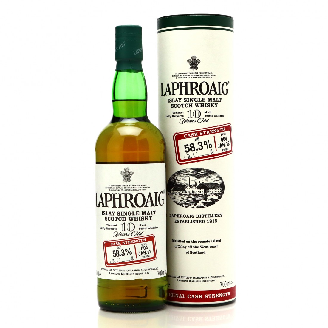 Laphroaig 10 Year Old Cask Strength Batch #004 | Whisky Auctioneer