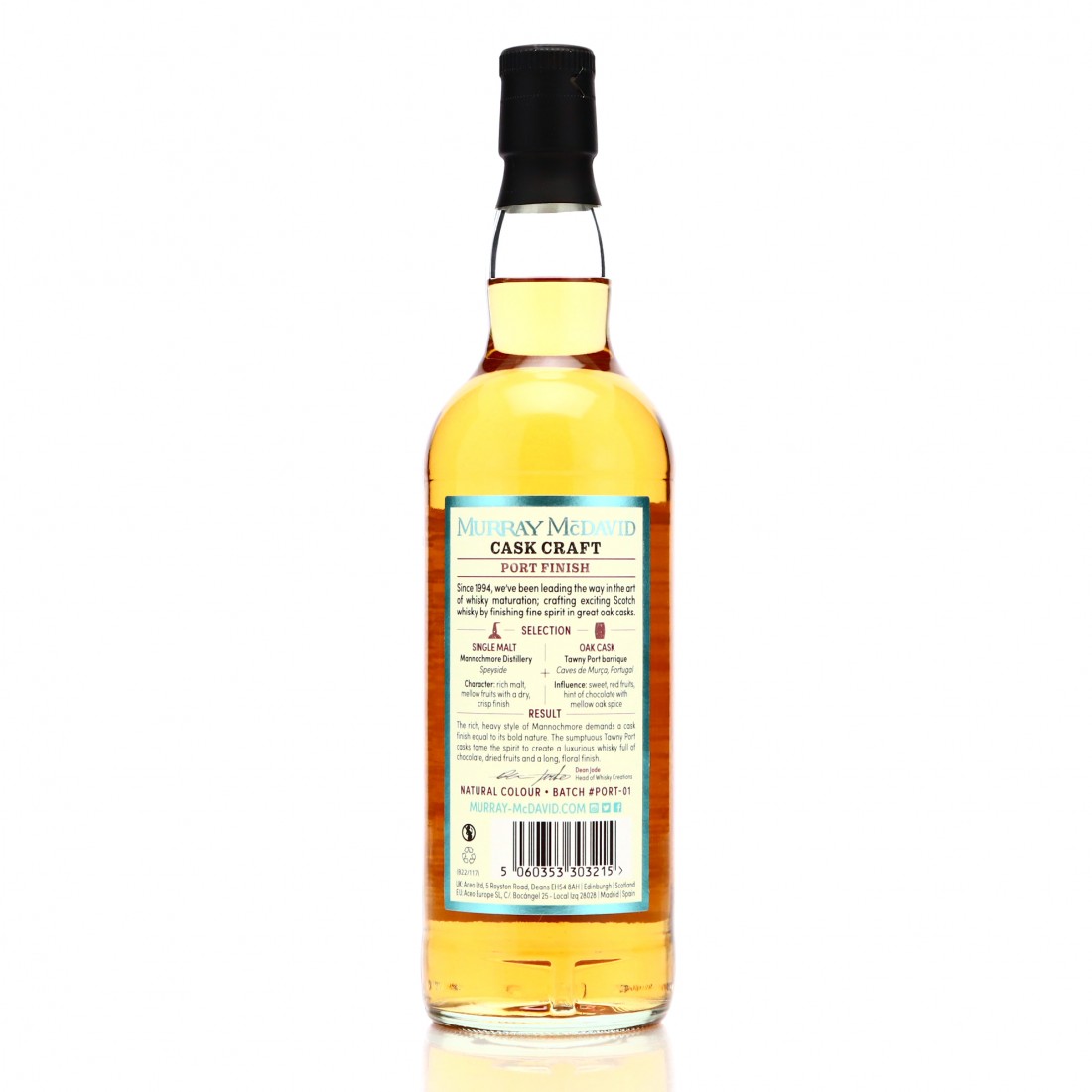 Mannochmore Murray McDavid Cask Craft #PORT-01 | Whisky Auctioneer