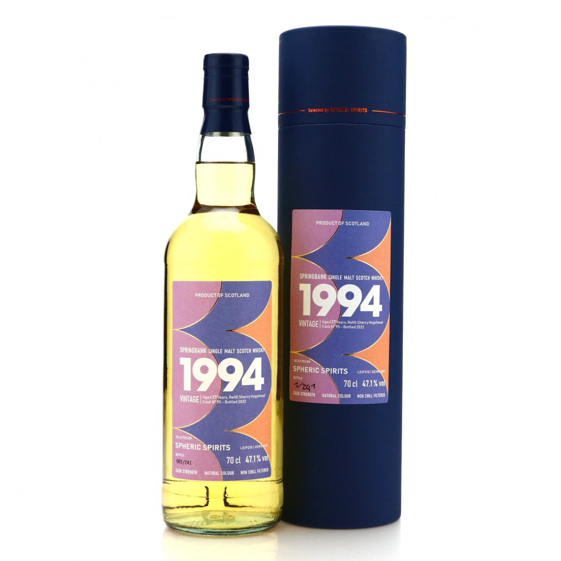 Springbank 1994 Spheric Spirits 27 Year Old / Bottle #01 | Whisky ...