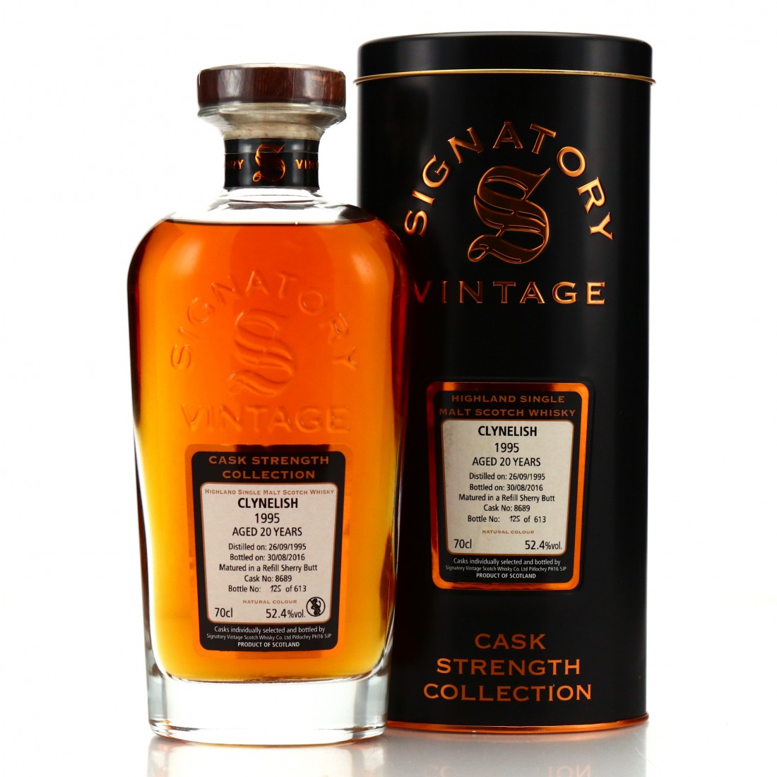 Clynelish 1995 Signatory Vintage 20 Year Old Cask Strength | Whisky ...
